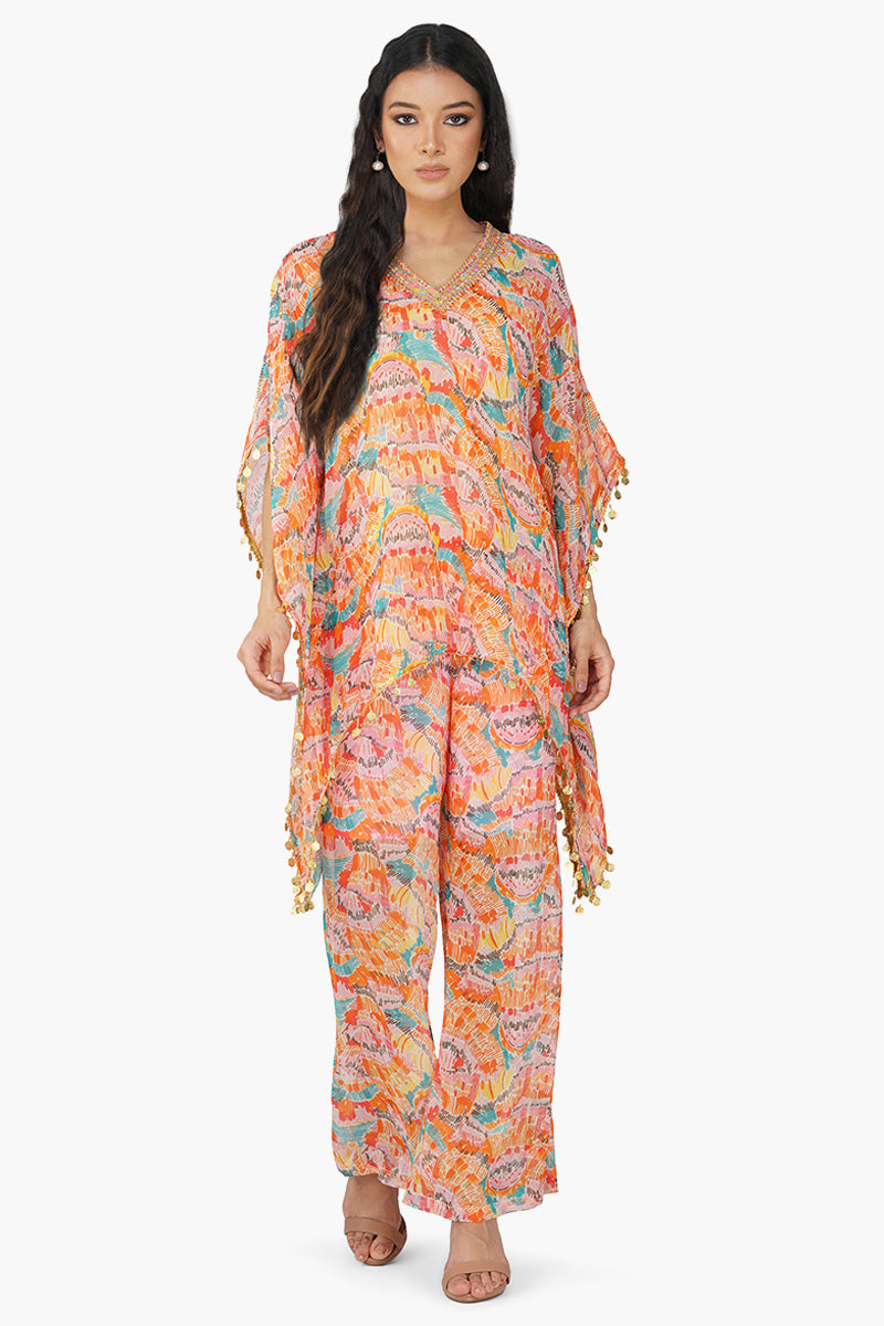 Buy Rainbow Print Co-ord Set For Women Online – bohogirl.in